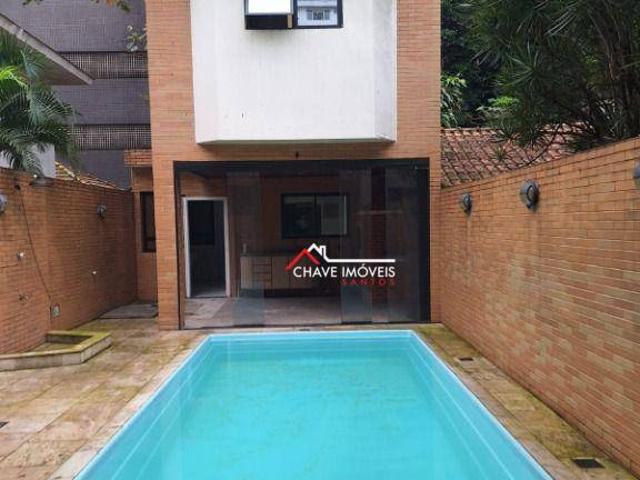 Sobrado em Gonzaga, Santos/SP de 300m² 6 quartos à venda por R$ 4.499.000,09