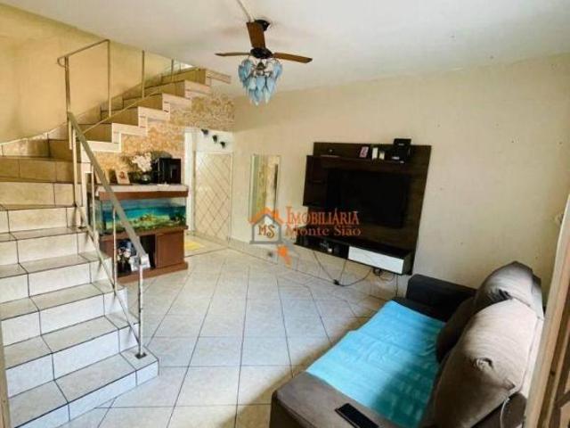 Sobrado em Jardim Vila Galvão, Guarulhos/SP de 160m² 3 quartos à venda por R$ 468.000,00