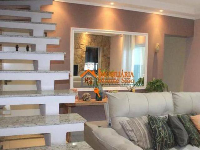 Sobrado em Jardim Vila Galvão, Guarulhos/SP de 238m² 3 quartos à venda por R$ 745.000,00