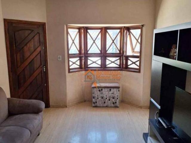 Sobrado em Jardim Bom Clima, Guarulhos/SP de 134m² 3 quartos à venda por R$ 532.000,00