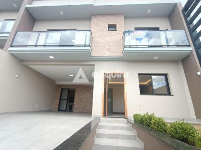 Sobrado em Jardim Carvalho, Ponta Grossa/PR de 170m² 3 quartos à venda por R$ 810.000,00