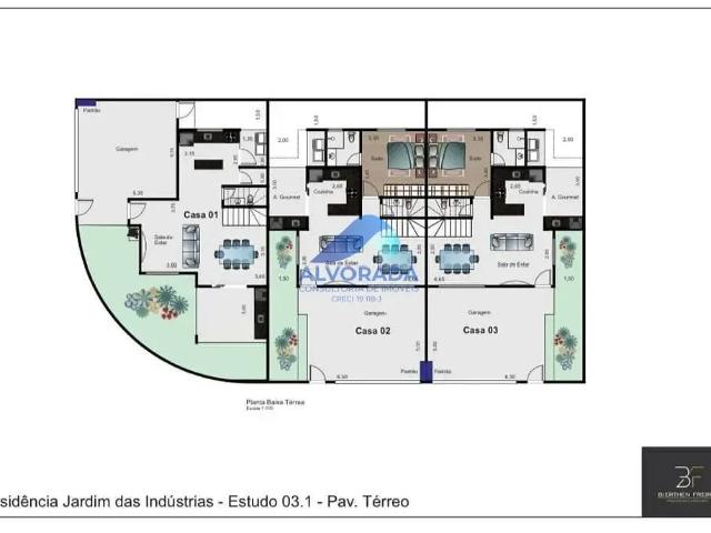 Sobrado em Jardim das Indústrias, São José dos Campos/SP de 159m² 3 quartos à venda por R$ 948.900,00