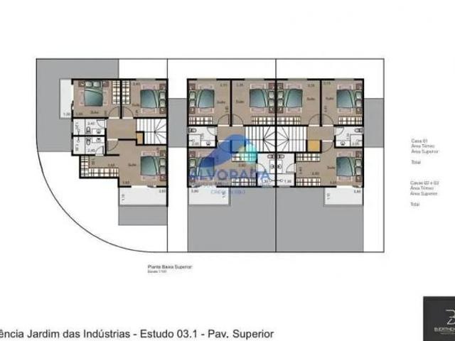 Sobrado em Jardim das Indústrias, São José dos Campos/SP de 159m² 3 quartos à venda por R$ 949.000,0