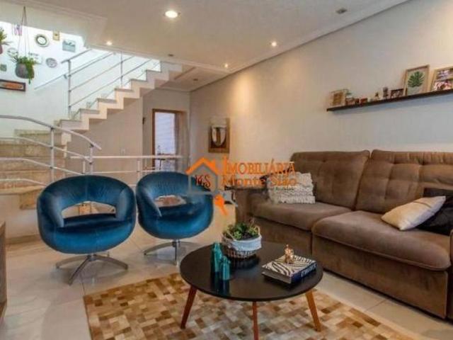 Sobrado em Jardim Santa Mena, Guarulhos/SP de 120m² 3 quartos à venda por R$ 1.200.000,00