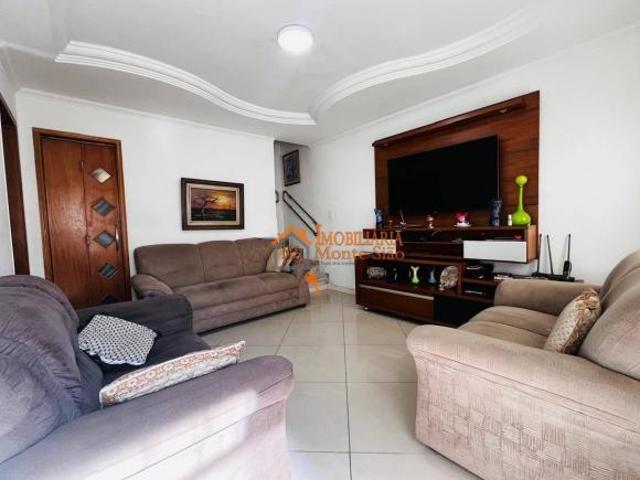 Sobrado em Jardim Santa Mena, Guarulhos/SP de 128m² 3 quartos à venda por R$ 685.000,00