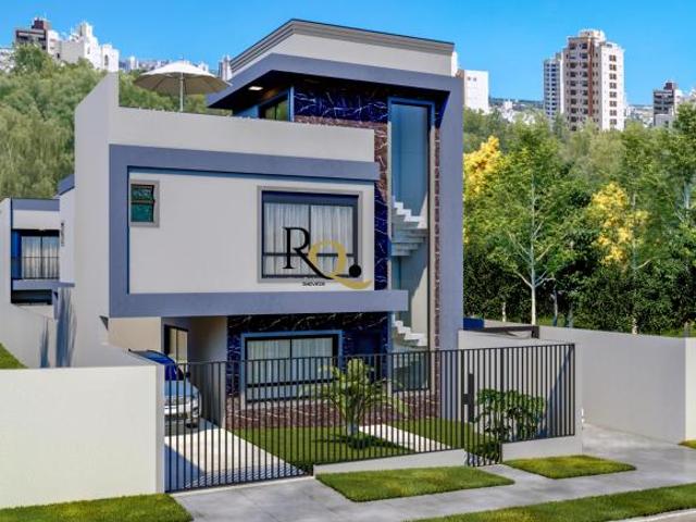 Sobrado em lançamento no bairro Uberaba em condominio 114m² 3 quartos 1 suíte