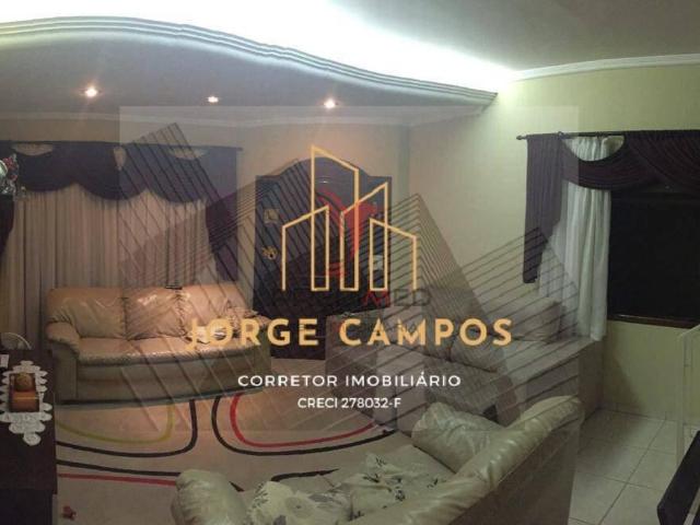Sobrado em Residencial Bosque dos Ipês, São José dos Campos/SP de 170m² 3 quartos à venda por R$ 624.900,00