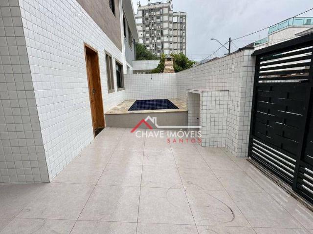 Sobrado em Vila Belmiro, Santos/SP de 140m² 3 quartos à venda por R$ 1.436.000,00