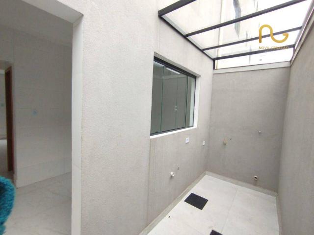 Sobrado em Vila Guilhermina, Praia Grande/SP de 56m² 2 quartos à venda por R$ 364.900,00