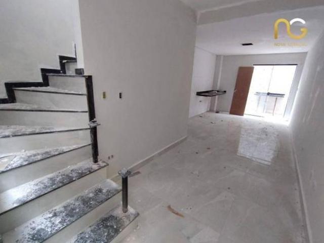 Sobrado em Vila Guilhermina, Praia Grande/SP de 68m² 2 quartos à venda por R$ 441.000,00