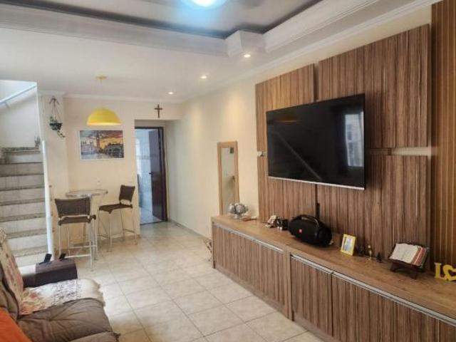 Sobrado em Vila Guilhermina, Praia Grande/SP de 99m² 3 quartos à venda por R$ 750.000,00