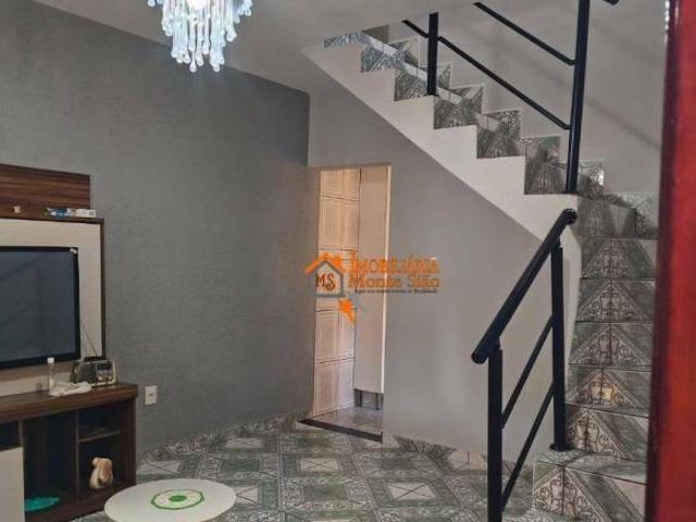 Sobrado em Vila Nova Bonsucesso, Guarulhos/SP de 212m² 3 quartos à venda por R$ 700.000,00