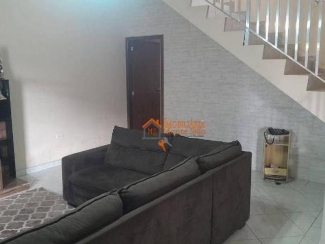 Sobrado em Vila Nossa Senhora de Fátima, Guarulhos/SP de 180m² 3 quartos à venda por R$ 920.000,00