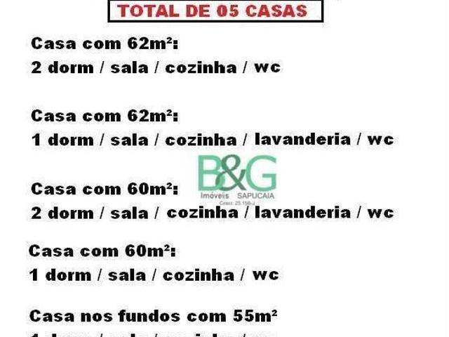 Sobrado em Vila Nhocune, São Paulo/SP de 250m² 7 quartos à venda por R$ 624.000,00