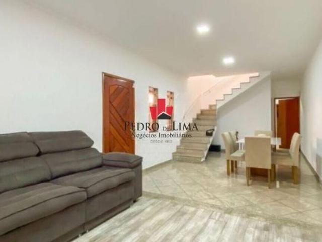 Sobrado Frontal, 3 dormitórios, 2 suítes, 2 banheiros, 2 vagas, Jardim Textil