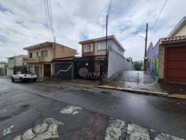Sobrado frontal com 2 quartos, corredor lateral, 2 vagas à venda, 104 m² por R$ 580.000 Vila Const