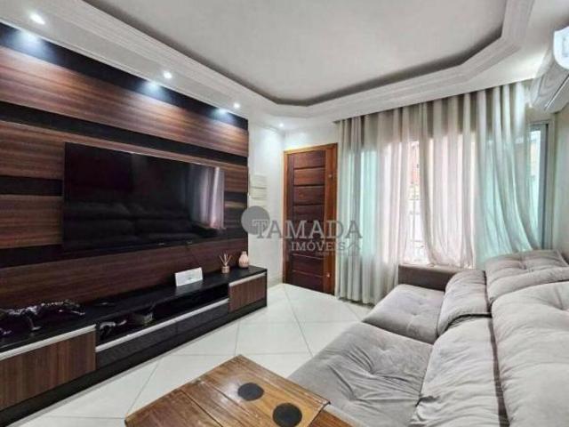 Sobrado frontal com 3 quartos sendo 1 suíte, churrasqueira, 4 vagas à venda, 148 m² por R$ 670.000