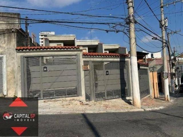 Sobrado frontal à venda, 03 quartos sendo 01 suíte, 02 vagas, quintal, aceita permuta, 130 m² por R$
