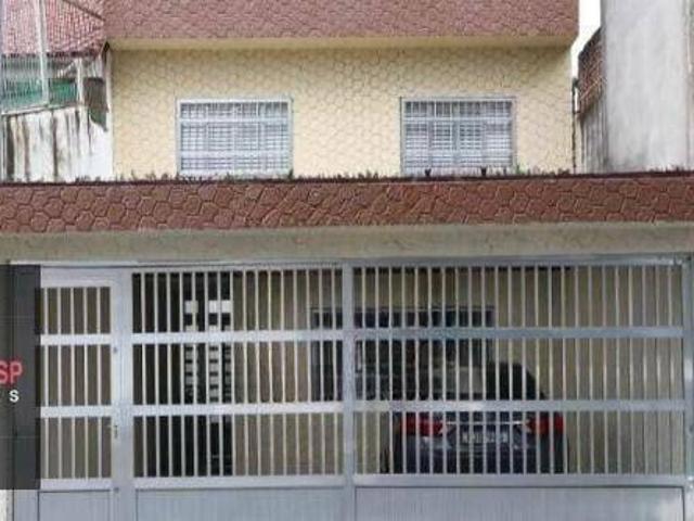 Sobrado frontal à venda, 03 quartos, 03 banheiros, 02 vagas, edícula, corredor lateral, 150 m² por R