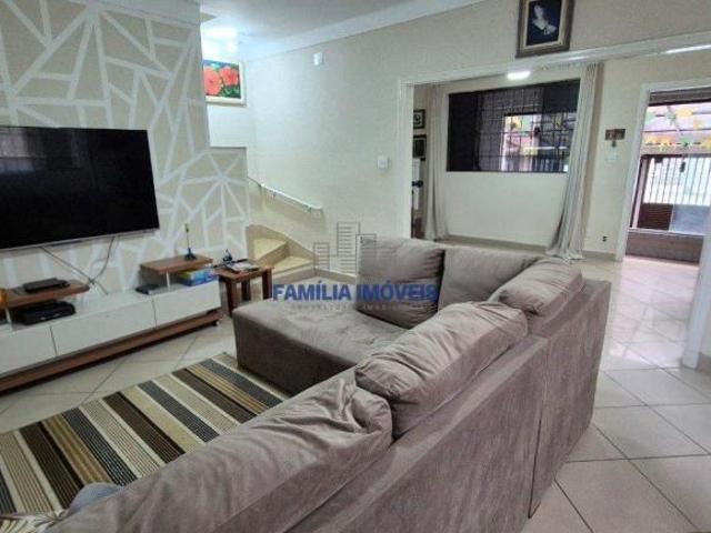 Sobrado geminado à venda 3 quartos 1 suíte Boqueirão Santos/SP