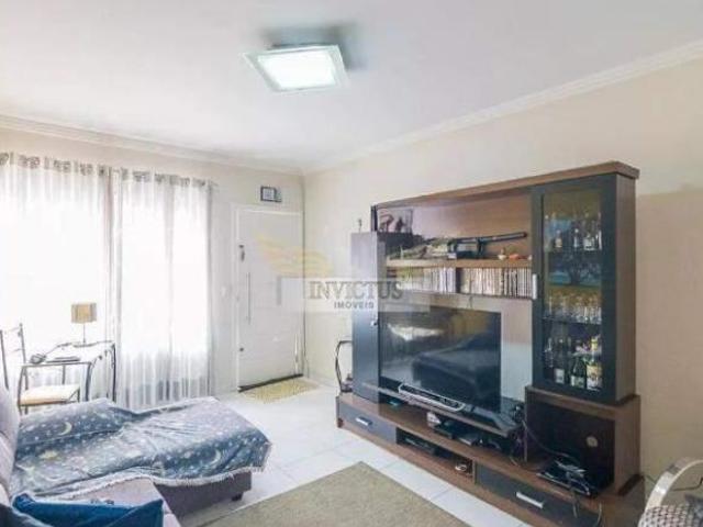 Sobrado Geminado com 3 Quartos para Comprar, 140m² Campestre, Santo André/SP