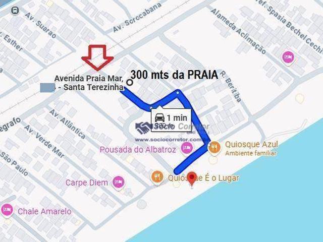 Sobrado Itanhaém com Edícula 2 quartos 7 vagas com Varanda à 300 Metros da Praia