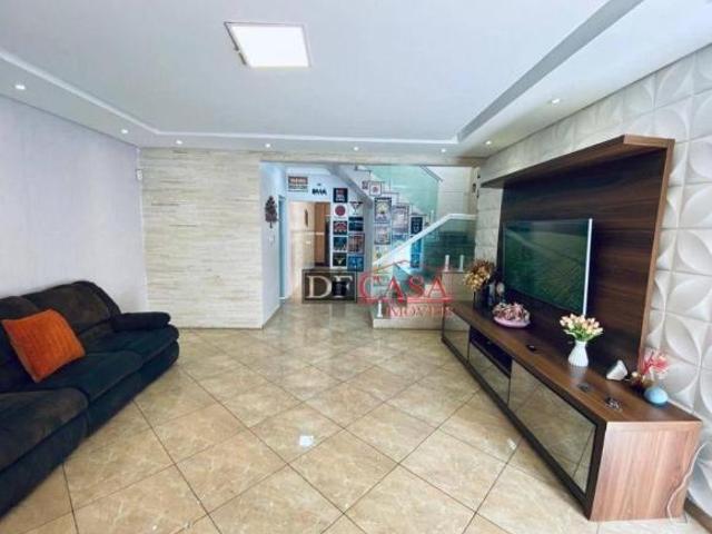 Sobrado Impecável 3 dorm. 1 suíte e terraço / Área Gourmet Moderna / 5 vagas