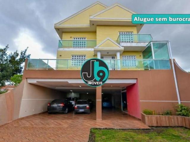 Sobrado para Alugar/Vender no bairro Rebouças com 3 quartos, sendo todos suítes e 8 Vagas de Garagem
