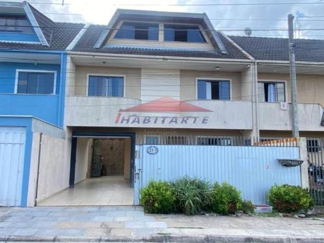 Sobrado para venda de 3 quartos no Uberaba, Curitiba PR! 144,80m², 1 suíte, 1 sala, 2 banheiros, 2 v