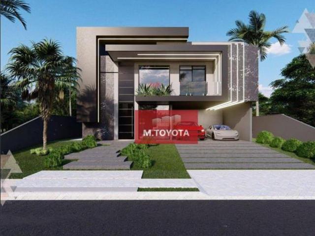 Sobrado para venda em Condomínio Residencial Shamballa Ii de 255.00m² com 4 Quartos, 4 Suites e 4 Ga