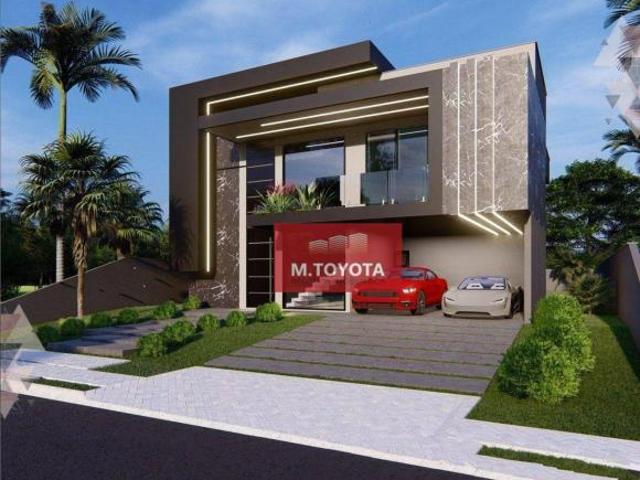 Sobrado para venda em Condomínio Residencial Shamballa Ii de 255.00m² com 4 Quartos, 4 Suites e 4 Ga