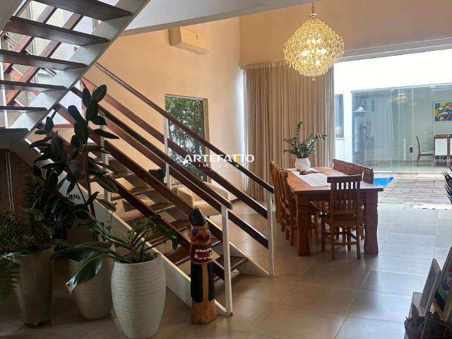 Sobrado para venda em Jardim Piratininga em Franca São Paulo de 233.00m² com 3 Quartos, 1 Suíte e 4 Garagens