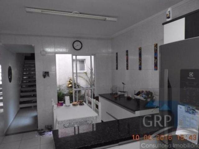 Sobrado para Venda em Santo André, Vila Linda, 3 dormitórios, 1 suíte, 2 banheiros, 2 vagas