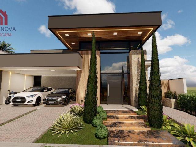 Sobrado para venda em Parque Reserva Fazenda Imperial de 283.00m² com 4 Quartos, 4 Suítes e 4 Garagens
