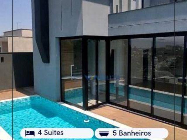 Sobrado para venda em Residencial Real Park em Arujá São Paulo de 300.00m² com 4 Quartos, 4 Suítes e 4 Garagens