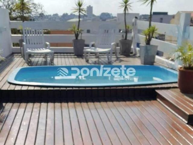 Sobrado Residencial Mobiliado com Piscina, Espaço Gourmet e 5 Quartos em Parque das Nações – Santo A