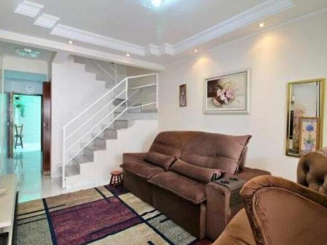 Sobrado Residencial no Campestre, Santo André – 2 dormitórios, 1 suíte, mobiliado, 2 vagas