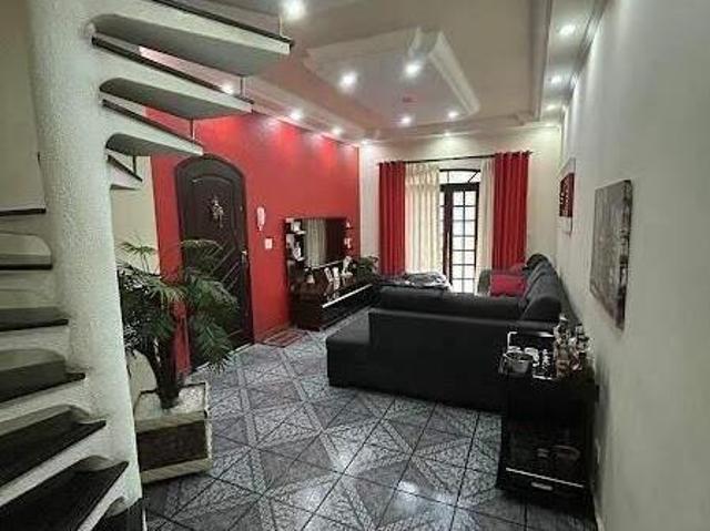 Sobrado Residencial à Venda em Vila Linda, Santo André – 3 Dorms, 1 Suíte, 3 Vagas