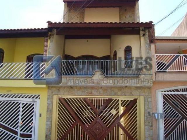 Sobrado Residencial com 3 Dormitórios no Jardim Pedroso, Mauá – 2 Vagas