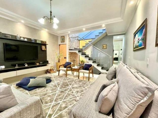 Sobrado Residencial com 3 Dormitórios, 220 m² em Santo André Vila Amábile Pezzolo – Aceita Permuta