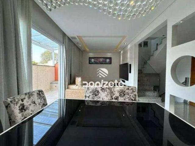 Sobrado Residencial com 3 Quartos, Suíte e 3 Vagas – Vila Assunção, Santo André
