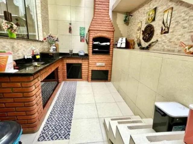 Sobrado Residencial com 3 Suítes, 4 Vagas e Mobília Completa em Santo André – Financia/Permuta