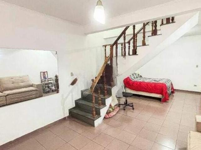 Sobrado Residencial em Santo André – Vila Camilópolis, 3 quartos, 2 vagas, aceita financiamento