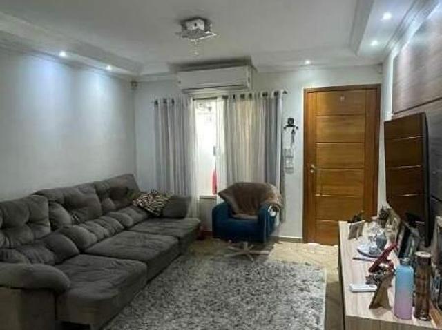 Sobrado residencial em Santo André Vila Alzira — 3 dormitórios, 1 suíte, 2 vagas, pronto para fina