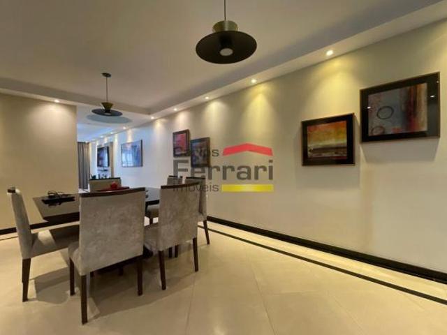 SOBRADO SANTA TERESINHA, 3 SUITES,6 VAGAS,CLOSED,SEMI MOBILIADO