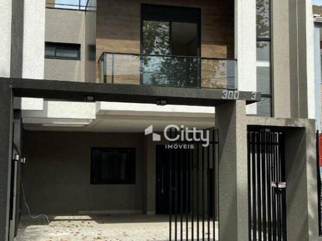 Sobrado Triplex com 3 dormitórios à venda, 165 m² por R$ 1.195.000 Pineville Pinhais/PR