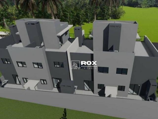Sobrado Triplex com 3 quartos, 1 suíte e terraço à venda, 124 m² por R$ 837.000 Atuba, Curitiba/PR
