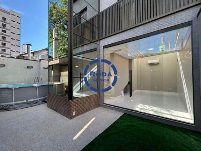 Sobrado Triplex à venda, 4 quartos, 4 suítes, 3 vagas, Campo Grande Santos/SP