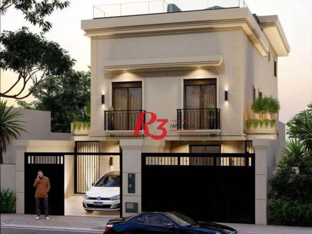 Sobrado triplex à venda/lançamento no Boqueirão Santos/SP