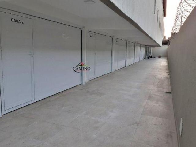 Sobrado Triplex Novo 2 dormitórios com garagem em Vicente de Carvalho Guarujá